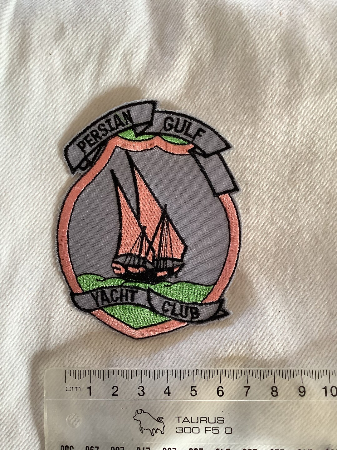 Vintage Persian Gulf Yacht Club Embroidered Patch. - Etsy