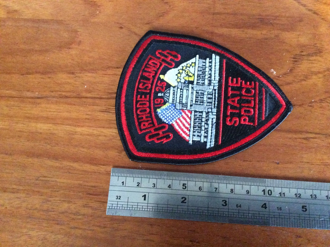 Vintage Rhode Island State Police Embroidered Patch - Etsy