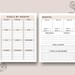 Goal Planner Printable | Goal Setter Printable Inserts PDF | Goal ...