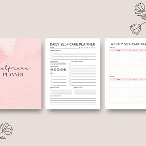 Self-care Planner Printable Insert | Letter-sized Weekly Tracker ...