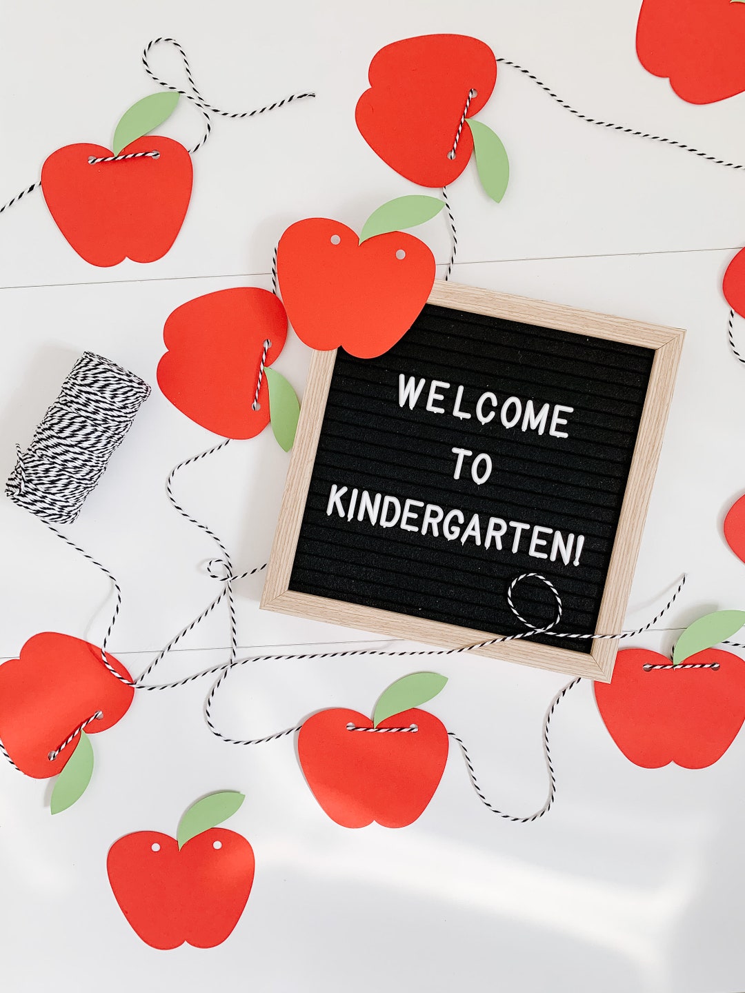 Apple Garland Printable - Etsy