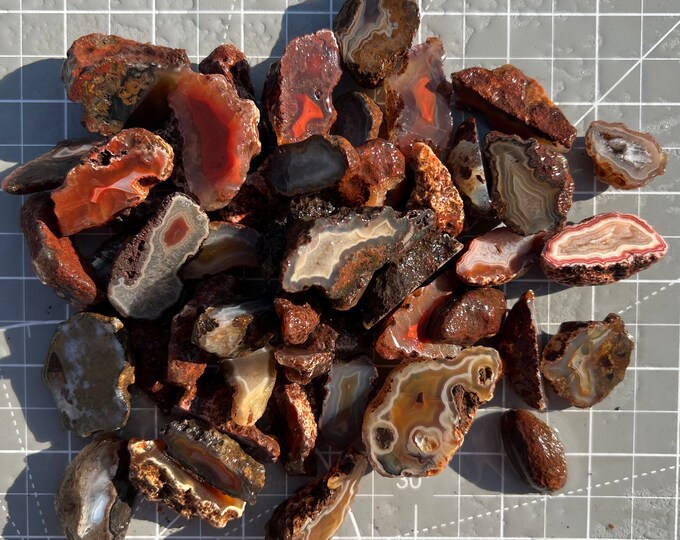 Bulk Malawi Geode Halves Unpolished Agate for Tumbling or Lapidary ...