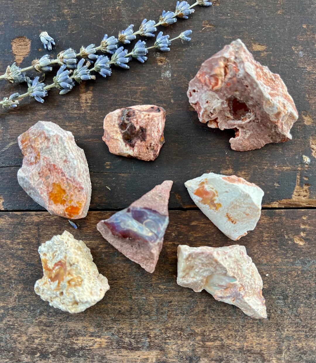 100 Gram Lot Cantera Fire Opal | Rough Mexican Fire Opal | Flash Opals ...
