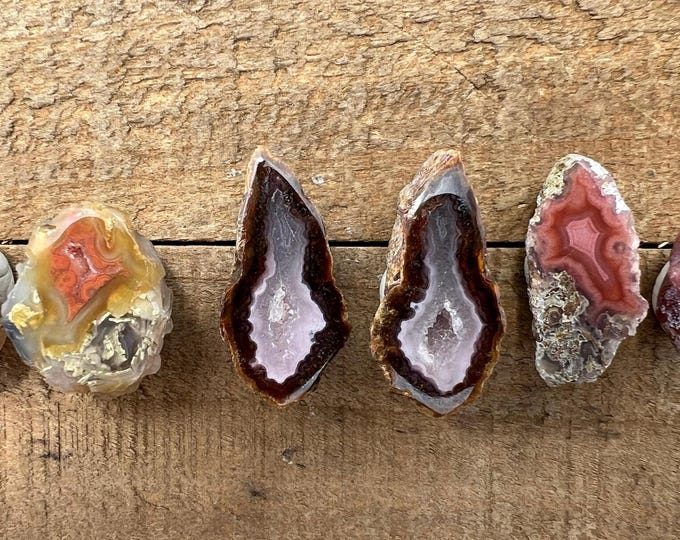 Small Laguna Agate Display Specimens From Mexico | 3 Laguna Agate Pairs ...