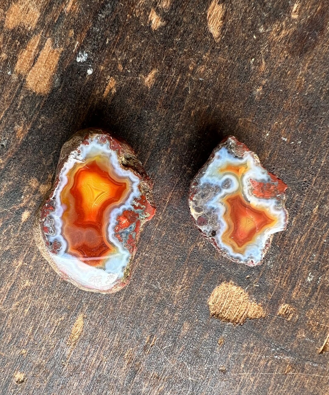 Beautiful Malawi Geode Pair Mini Agate Pair Malawi Agate Natural Agate ...