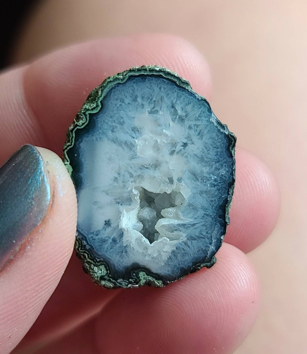 Large White Tabasco Geode Pair Cab Supply 28mm Geode | Etsy