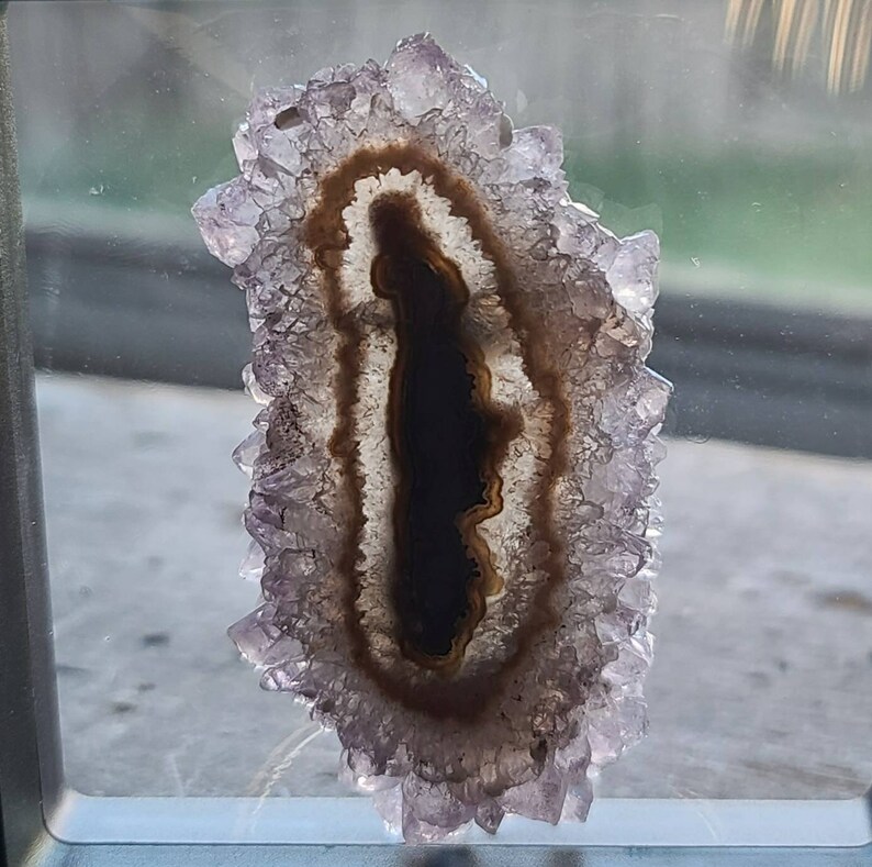 Extra Large Amethyst Stalactite Slice Natural Purple - Etsy