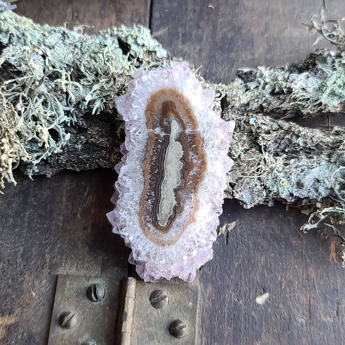 Extra Large Amethyst Stalactite Slice Natural Purple - Etsy