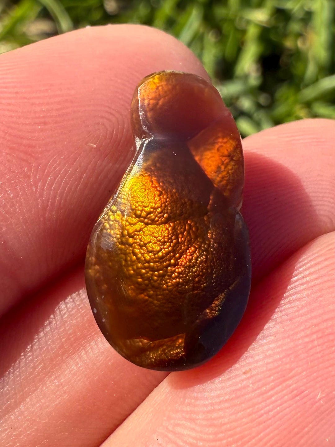 Mexican Fire Agate Cabochon | All Natural Fire Agate Jewelry Supply ...