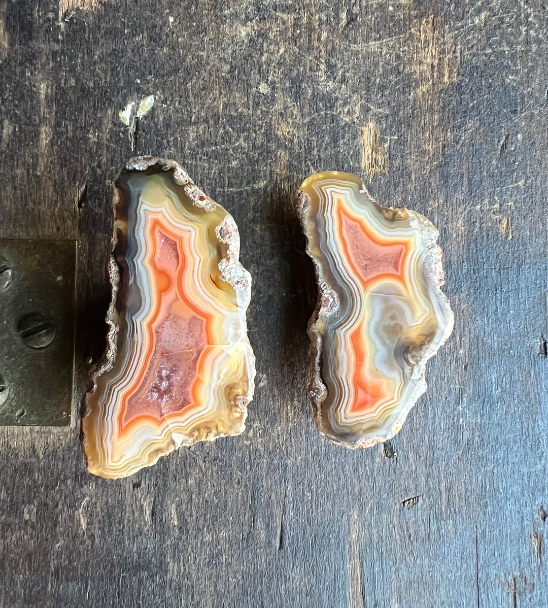 Beautiful Malawi Geode Pair | Mini Agate Pair | Malawi Agate | Natural ...