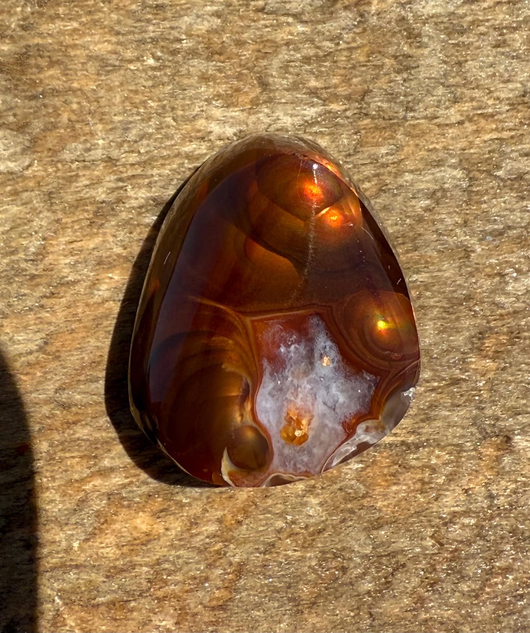 Mexican Fire Agate Cabochon | All Natural Fire Agate Jewelry Supply ...