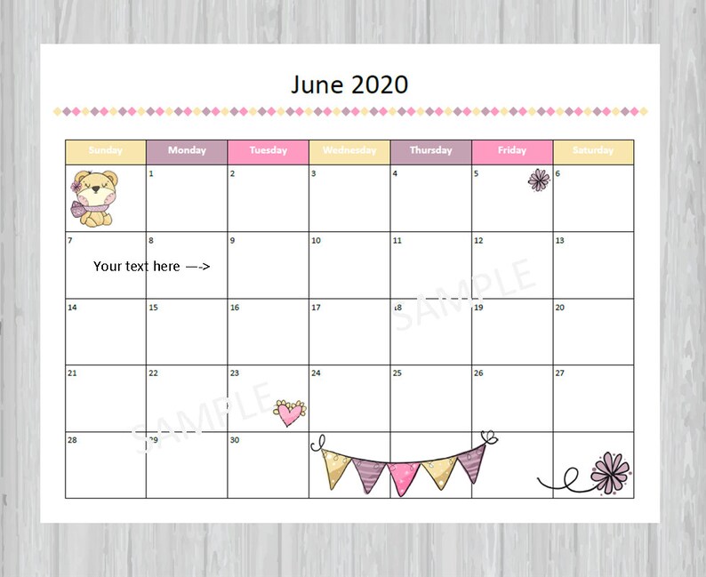 best free june 2020 blank calendar printable templates - free printable ... best free june 2020 blank calendar printable templates - free printable ...