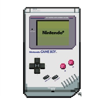 Retro Original Game Boy Classic Pixel 3" Vinyl Stickers - Etsy