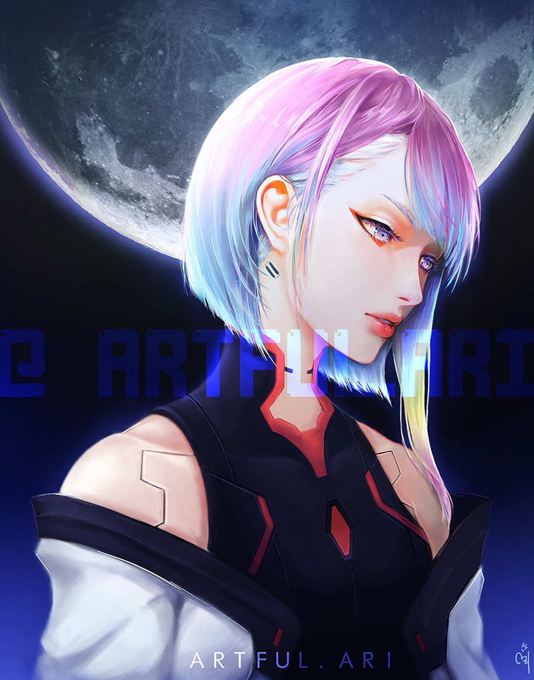 Cyberpunk: Edgerunners Lucy Wall Art Print Poster Home Decoration ...