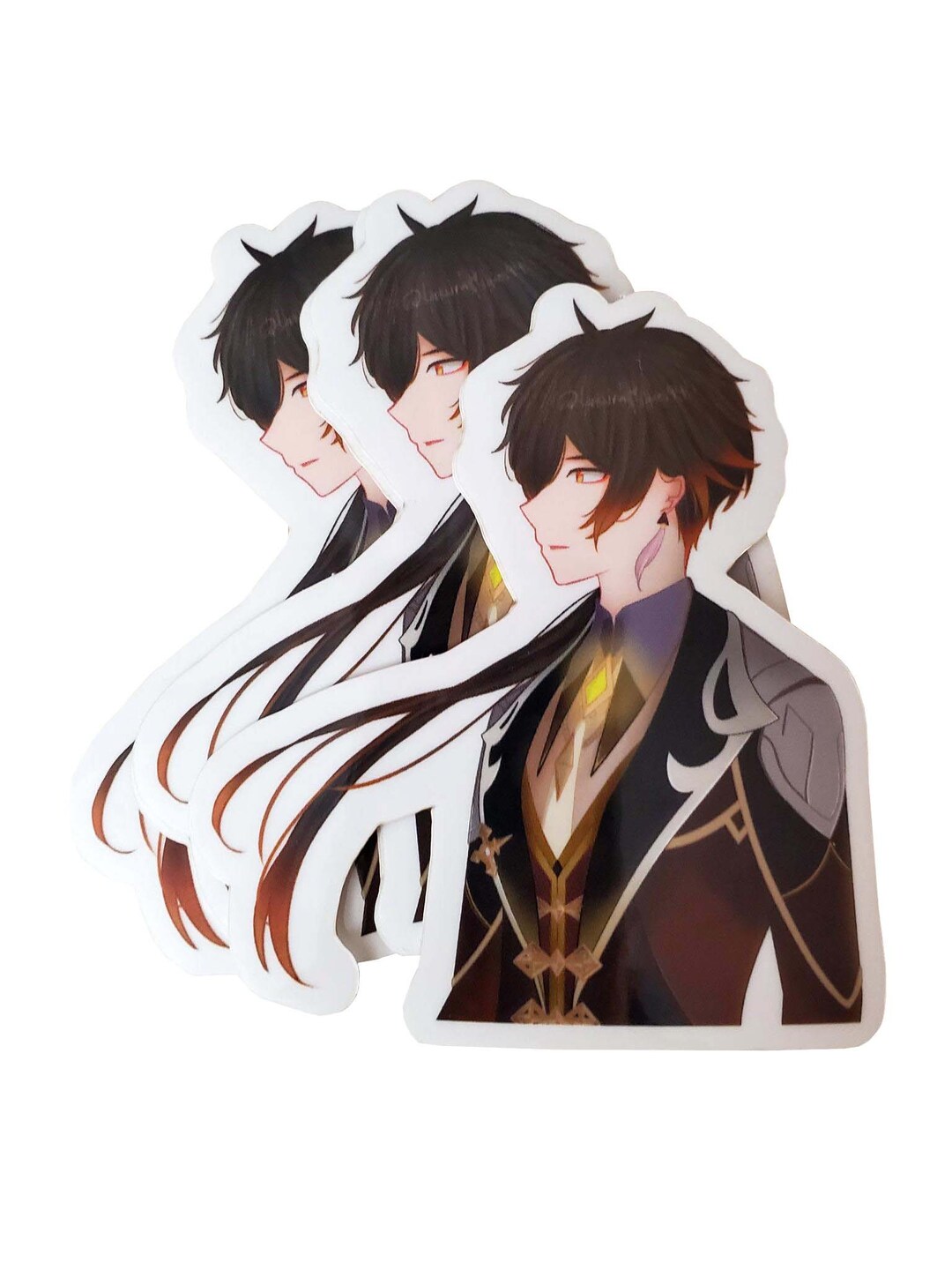 Genshin Impact Zhongli Clear Transparent Sticker - Etsy UK