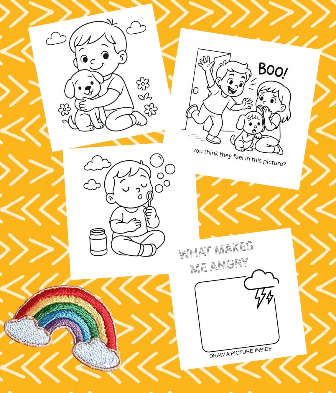 My Big Feelings: A Toddler Coloring and Activity Book - Etsy