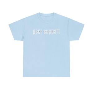 Peer Support Tee | Mental Health Awareness, Minimal Text Design - Etsy