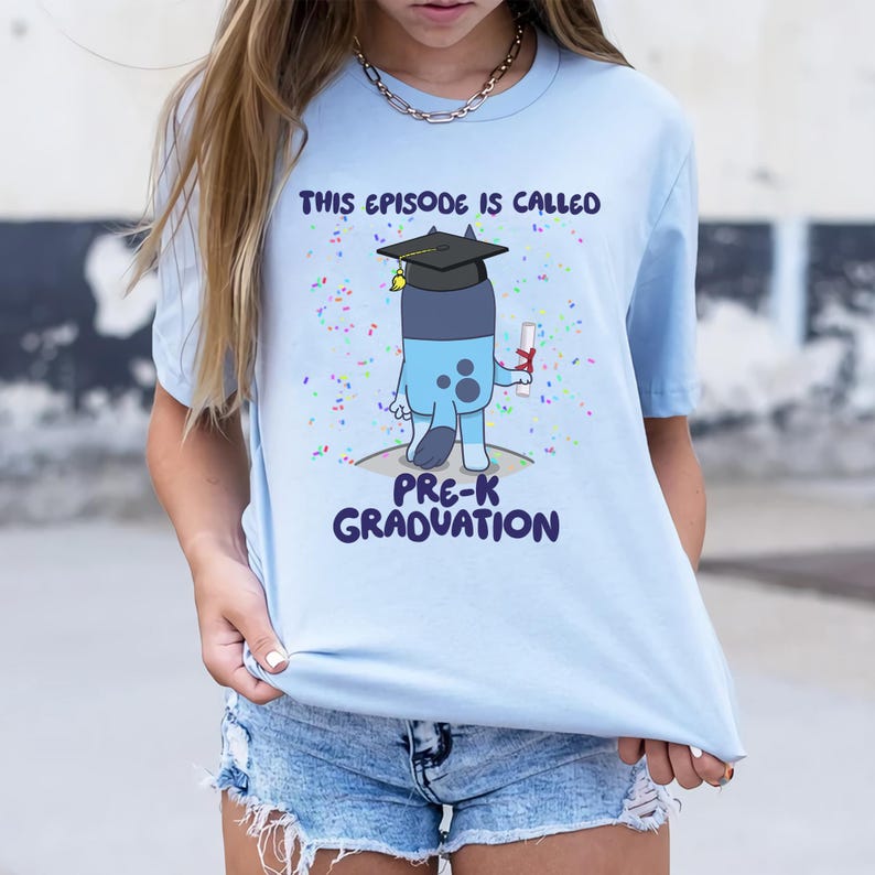 This Episode is Called Pre-k Graduation PNG, Bluey Family Png, Decal ...