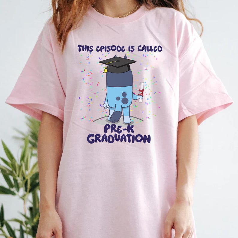This Episode is Called Pre-k Graduation PNG, Bluey Family Png, Decal ...