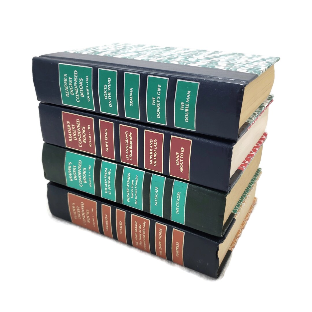 4 Vintage Reader's Digest Volumes Lot, Vintage Aesthetic Books ...