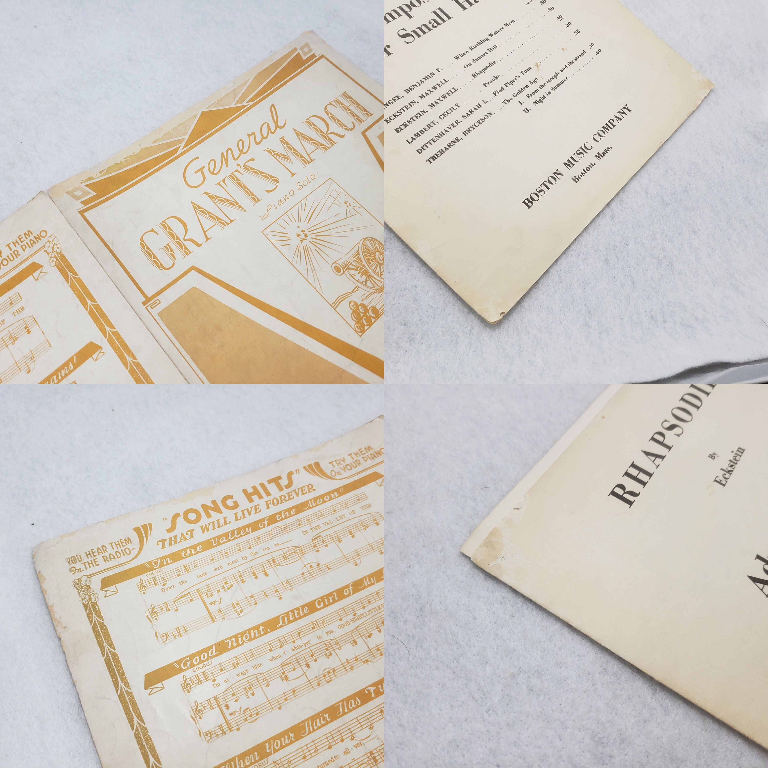 Vintage Sheet Music Lot 1930s 1940s Big Band Music Classical - Etsy