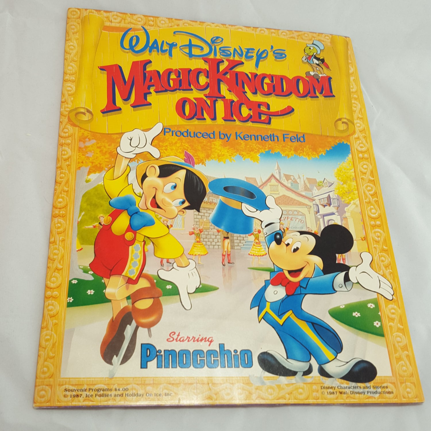 Vintage Disney Magic Kingdom on Ice Program W/ Original Inserts, Disney ...
