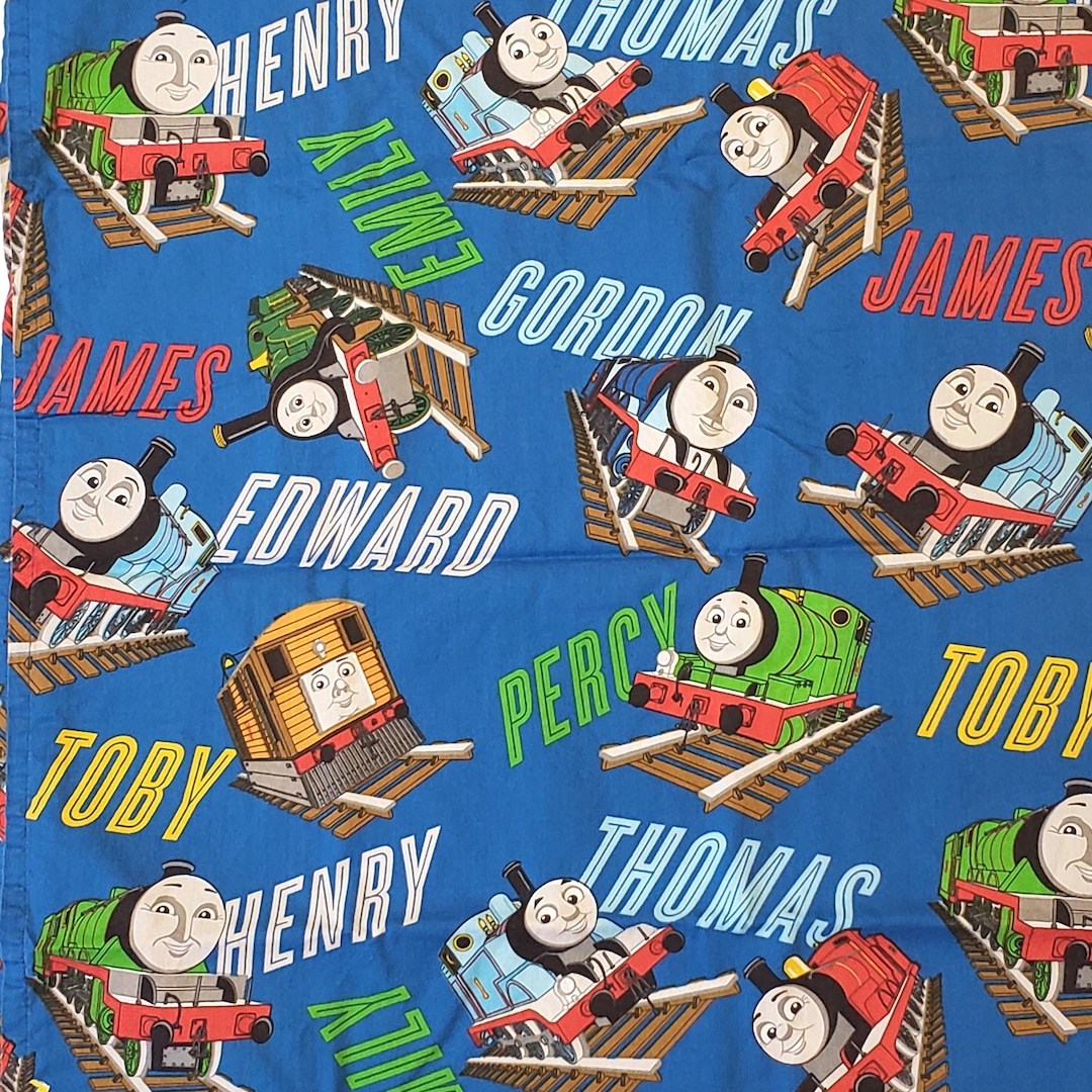 Thomas the Tank Engine Toddler Flat Sheet by Jay Franco, 45x60in Fabric ...