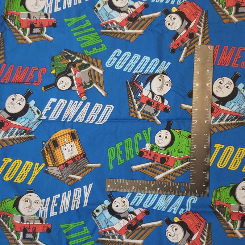 Thomas the Tank Engine Toddler Flat Sheet by Jay Franco, 45x60in Fabric ...