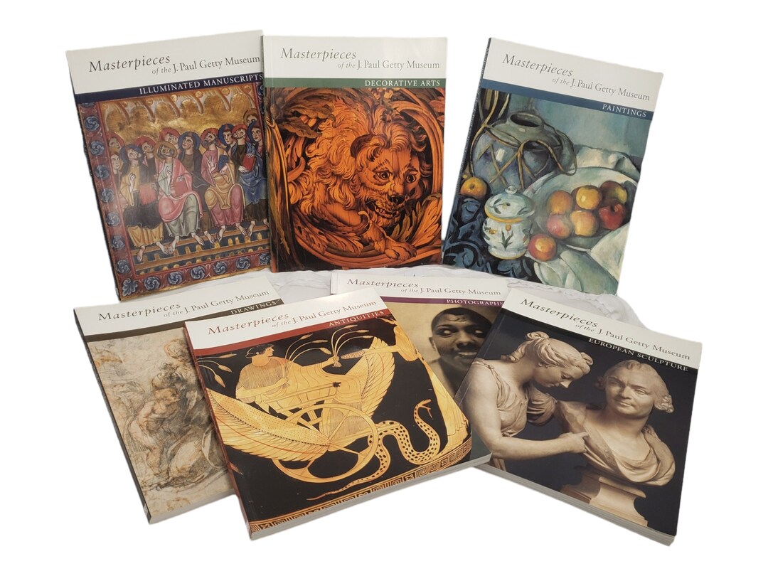 7 Masterpieces of the J. Paul Getty Museum Books Set, Large Softcover ...