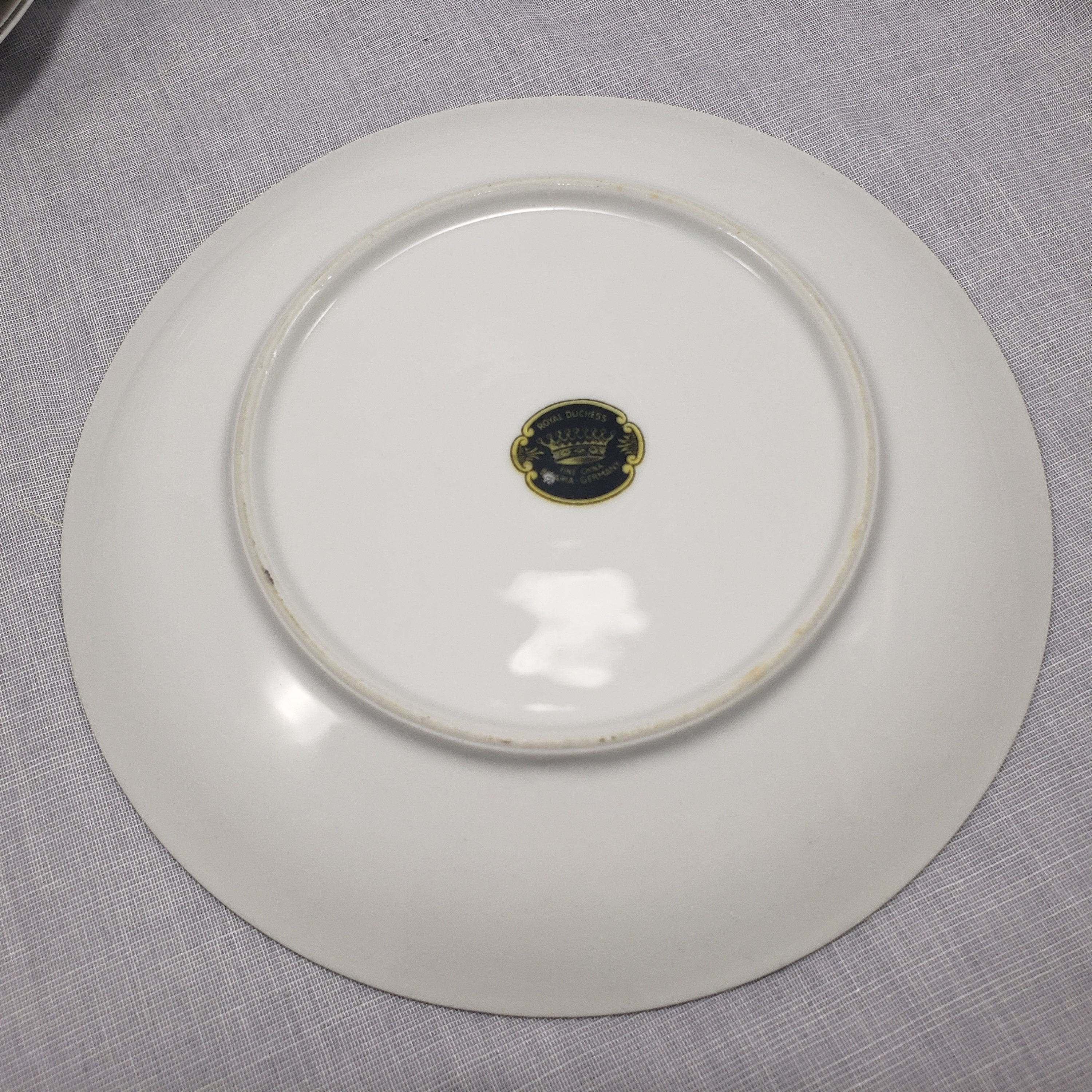 5 Vintage Royal Duchess Mountain Bell Plates, Royal Duchess China, Made ...