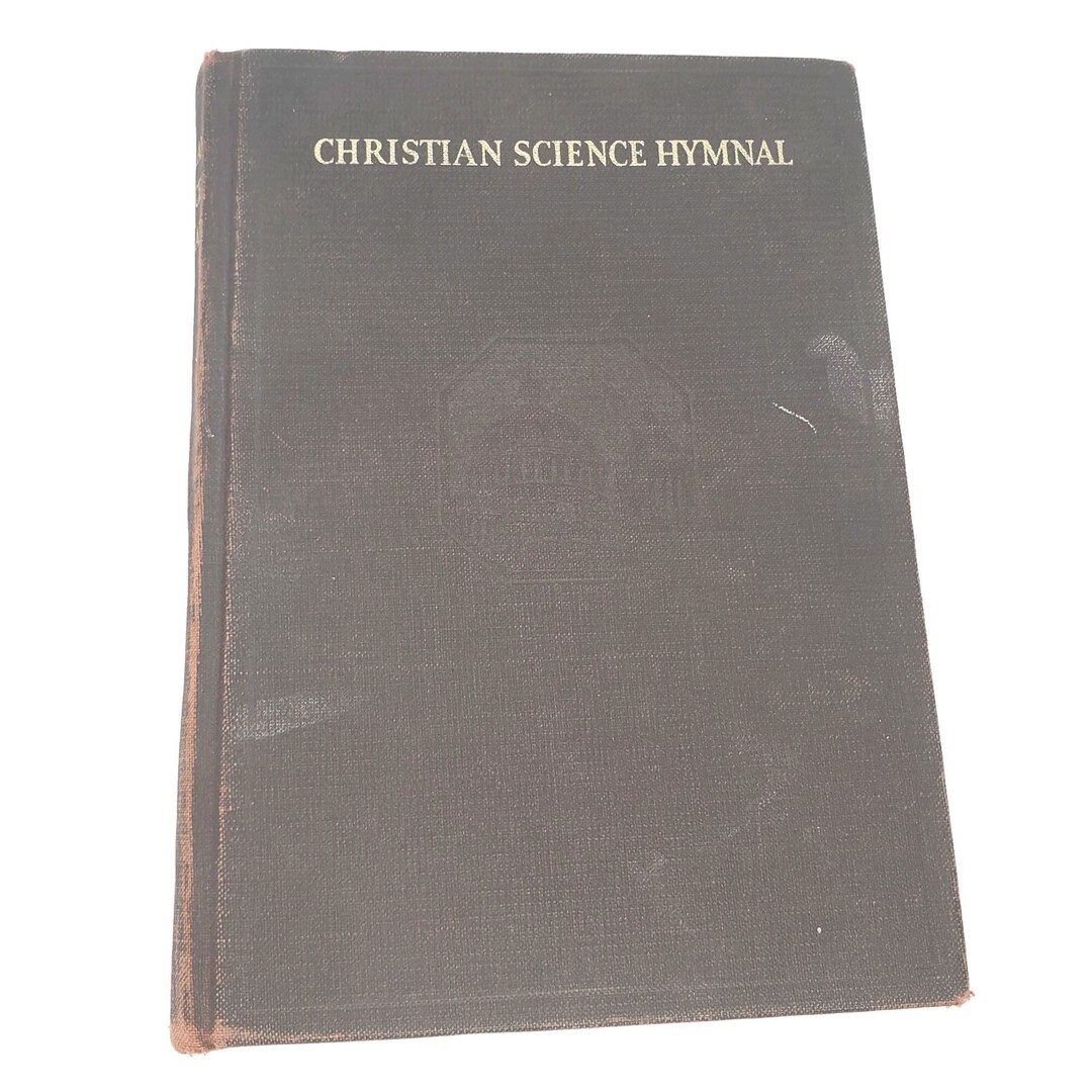Christian Science Hymnal, 1960 Reprint of 1932 Edition, Brown Hardcover Book, Seven Hymns by ...