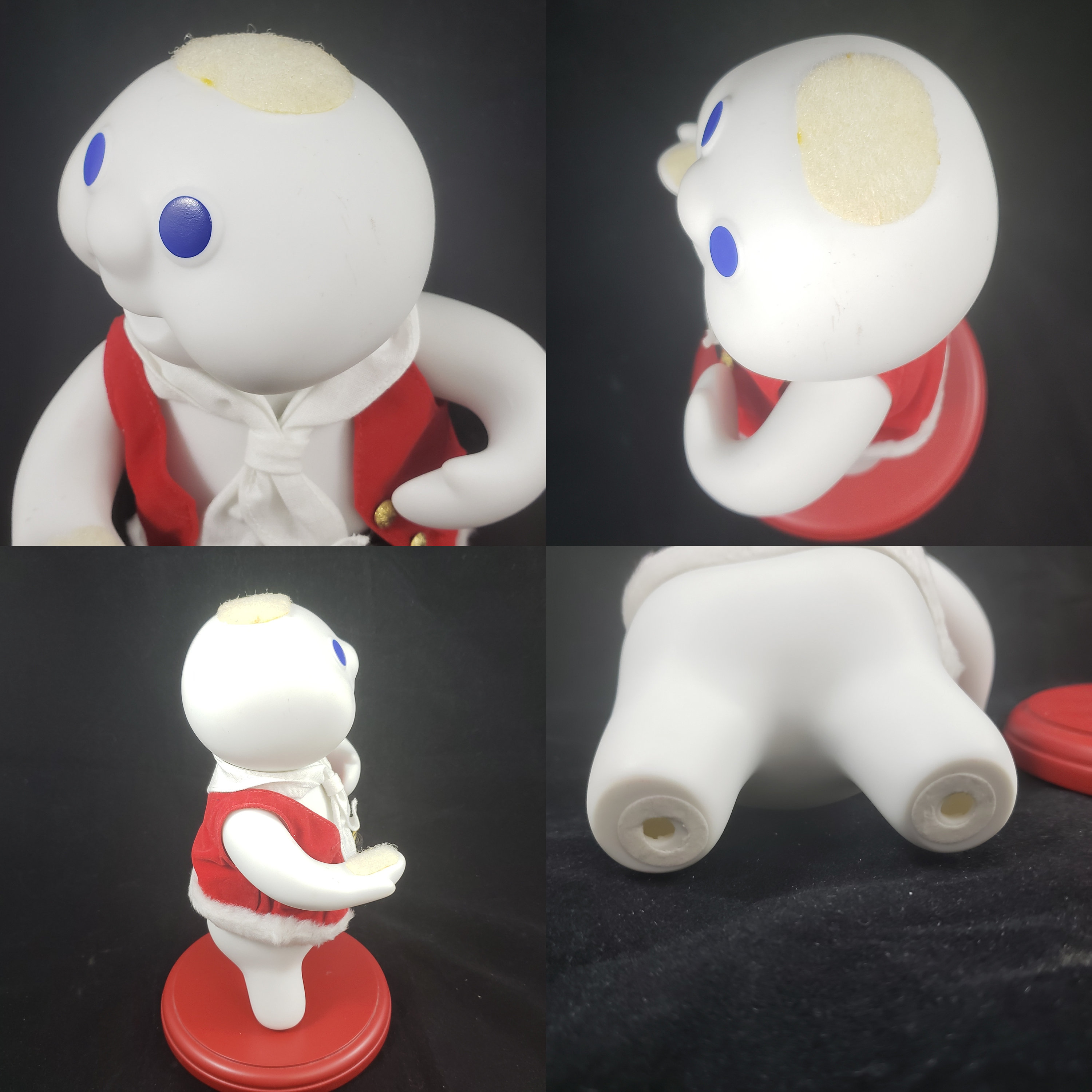 Pillsbury Doughboy Santa Porcelain Doll 2002 Limited Ed, Danbury Mint ...