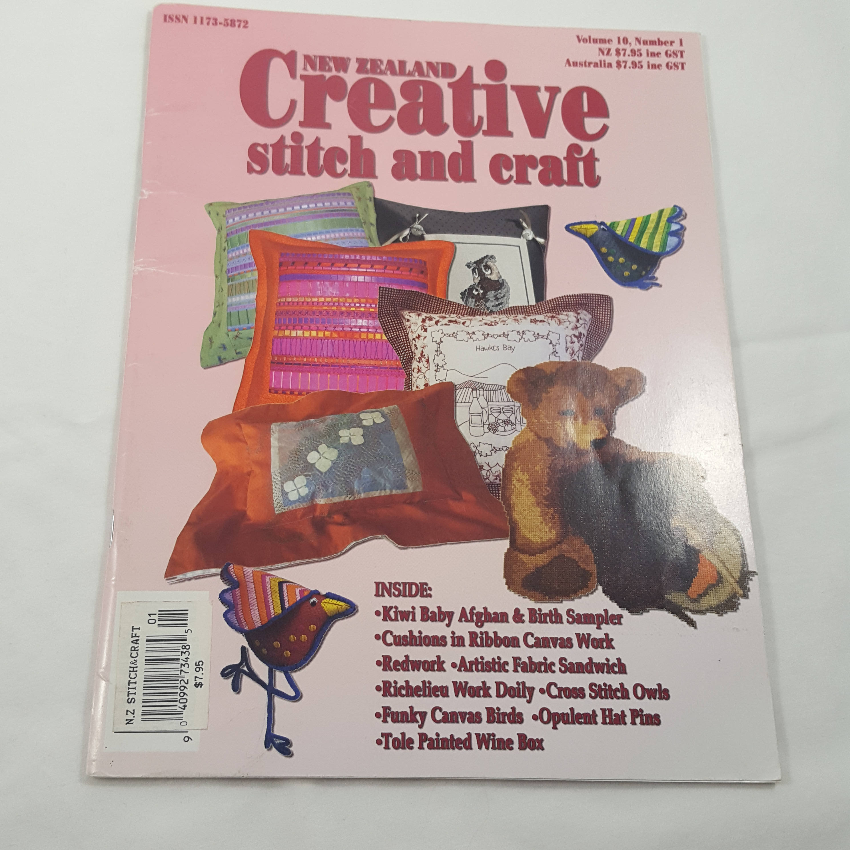 2 Needlecraft Magazines, the Cross Stitcher Feb 2000, New Zealand ...