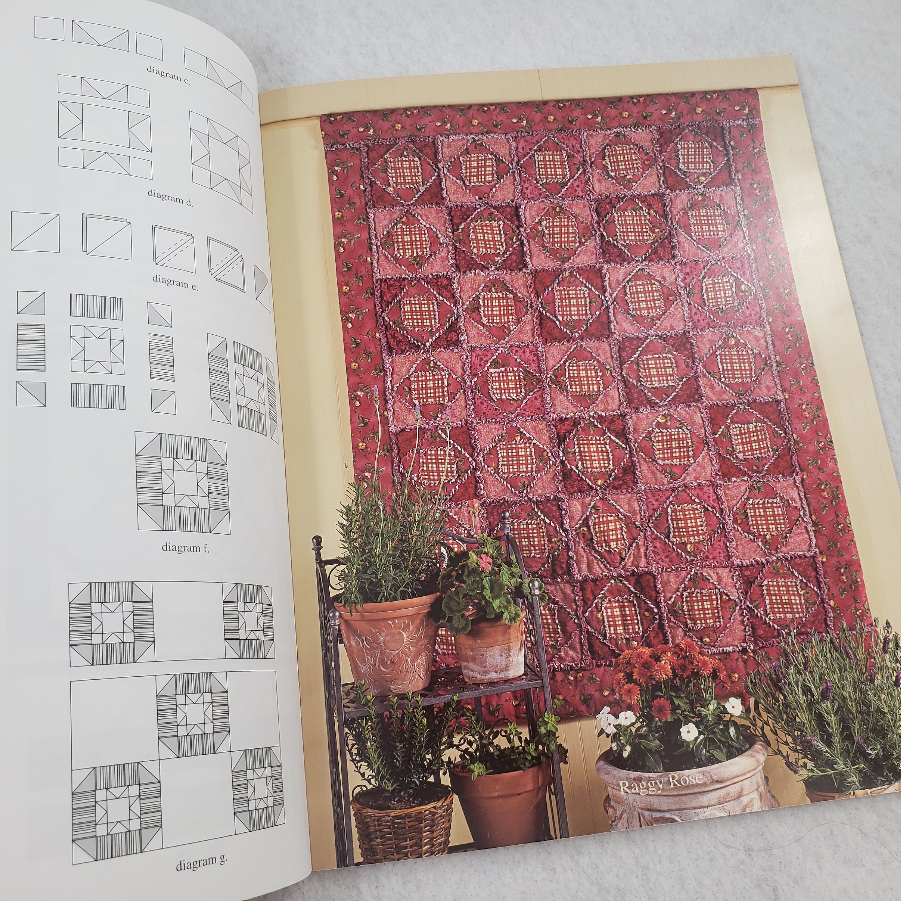 4 Vintage Quilting Pattern Booklets Lot, Country Quilt Design Books ...