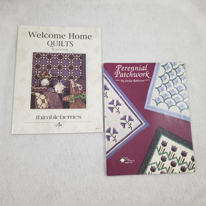 4 Vintage Quilting Pattern Booklets Lot, Country Quilt Design Books ...