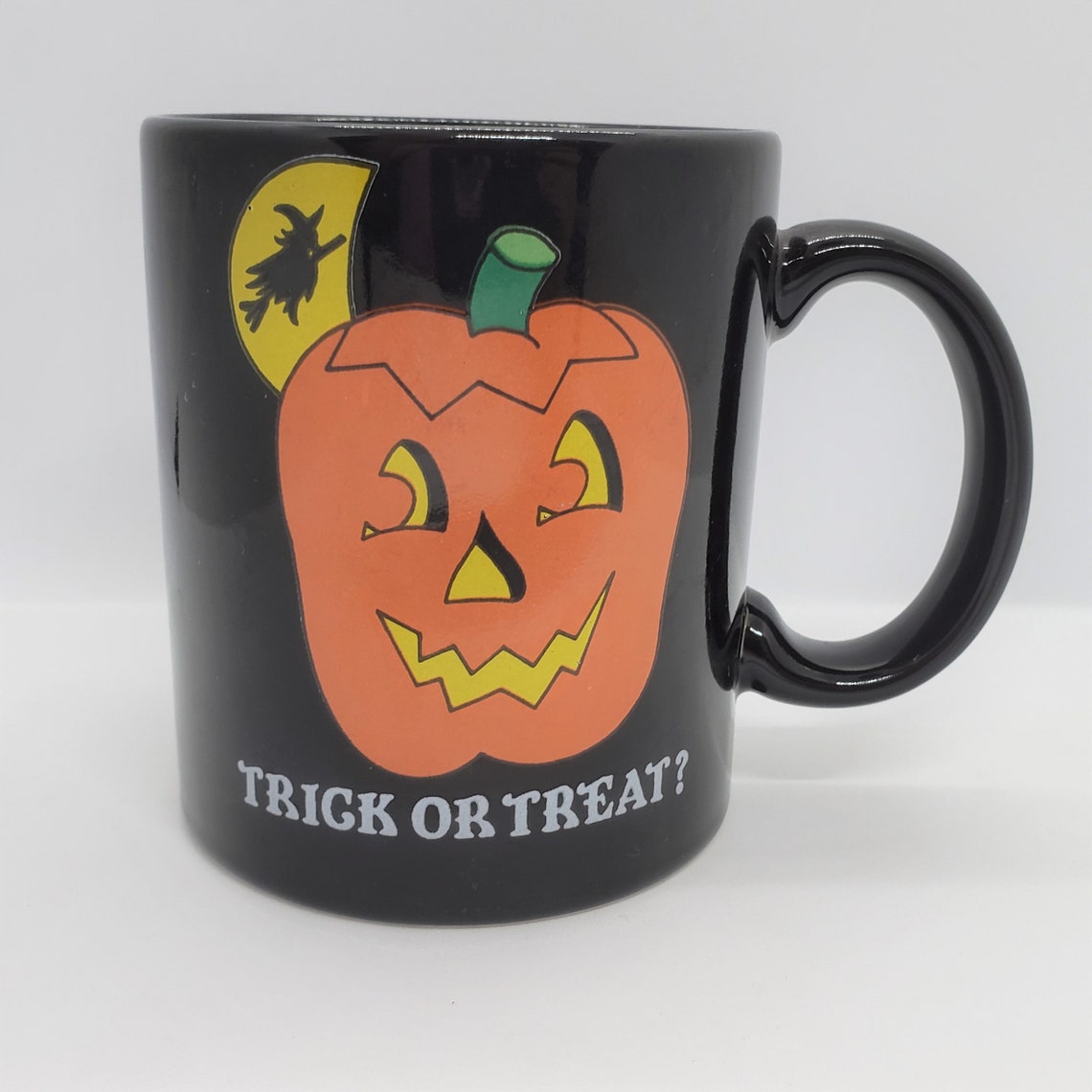 1989 Trick or Treat Vintage Halloween Coffee Mug Smiling | Etsy