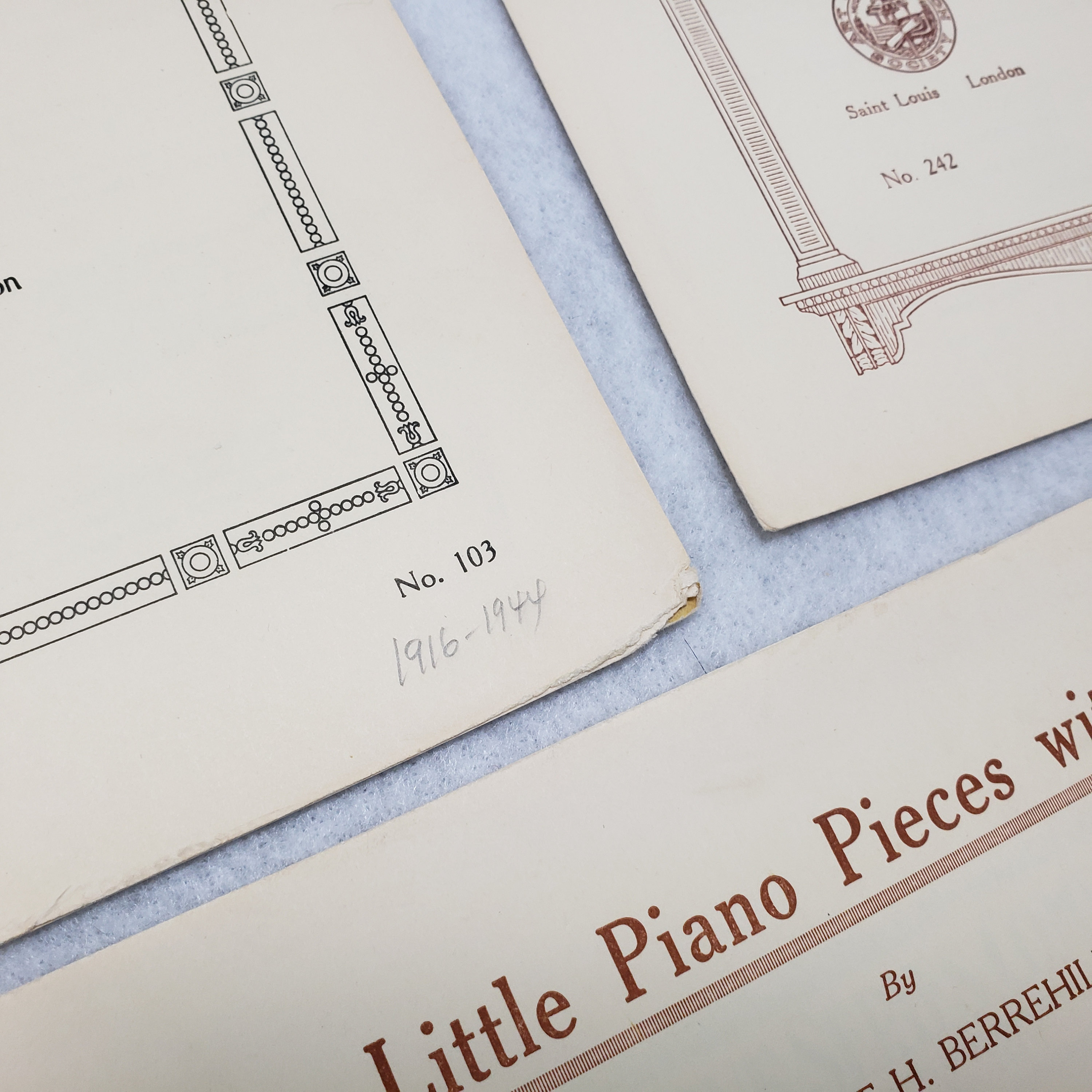 9 Vintage Piano Teacher's Library Sheet Music Lot, Art Publication ...
