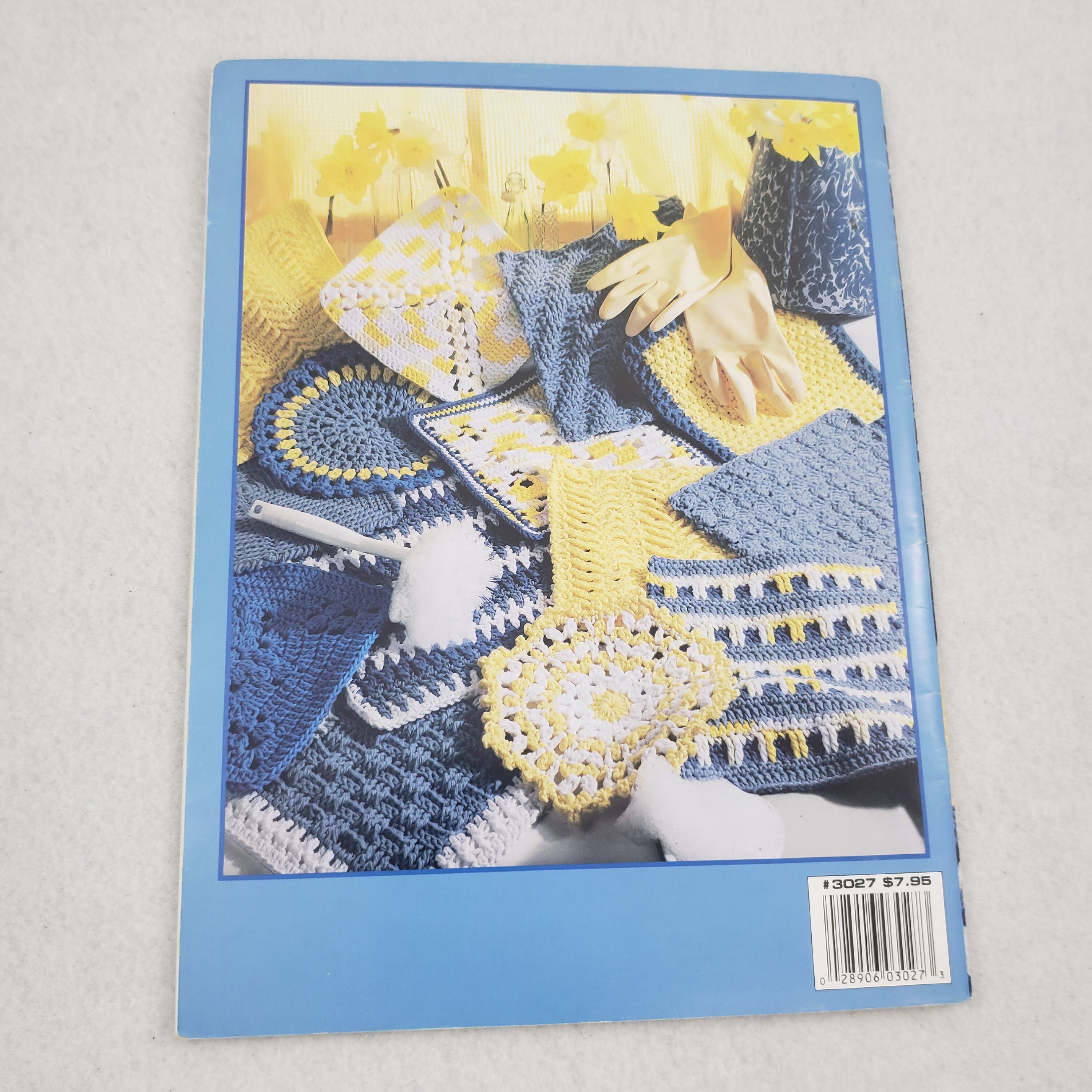 3 Crochet Pattern Books Lot, Crochet Shawl Pattern, Crochet Dishcloths ...