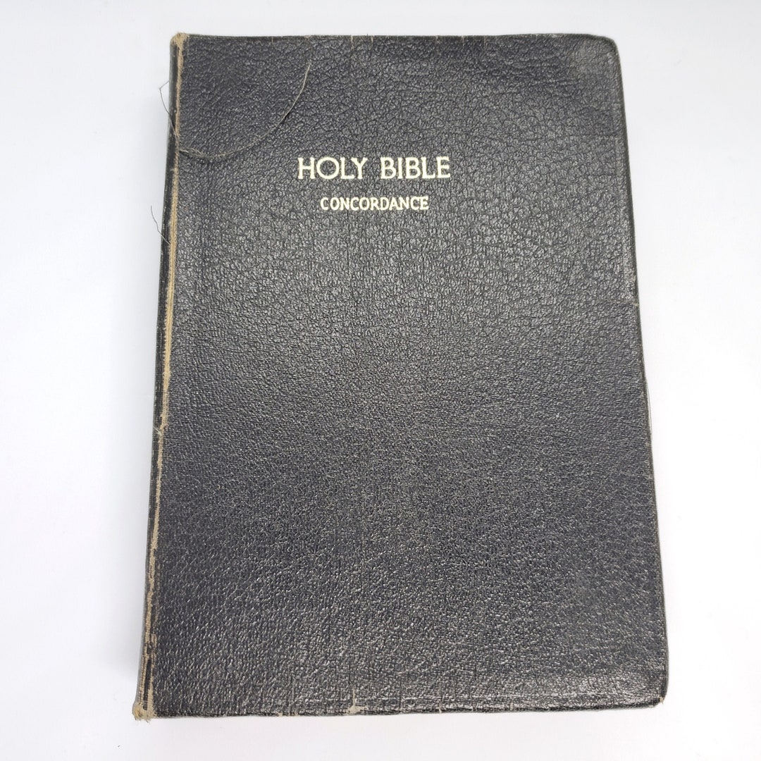 Holy Bible Concordance Revised Standard Ed, Melton Bible 1952 1962, Old ...
