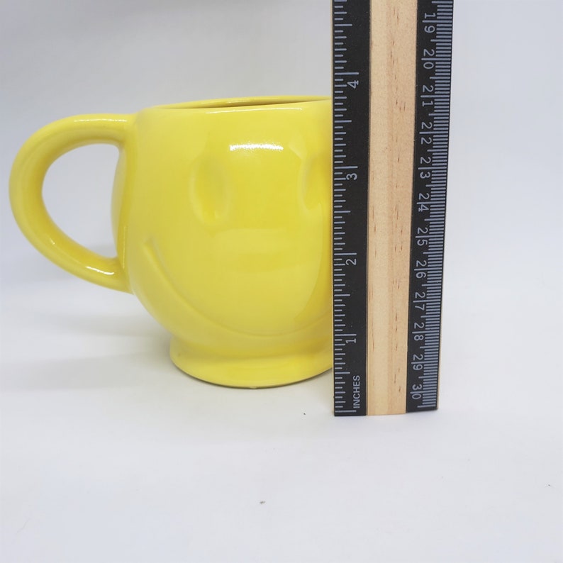 Vintage Happy Face Coffee Mug 1970s, Mccoy Yellow Smiley Face Mug ...