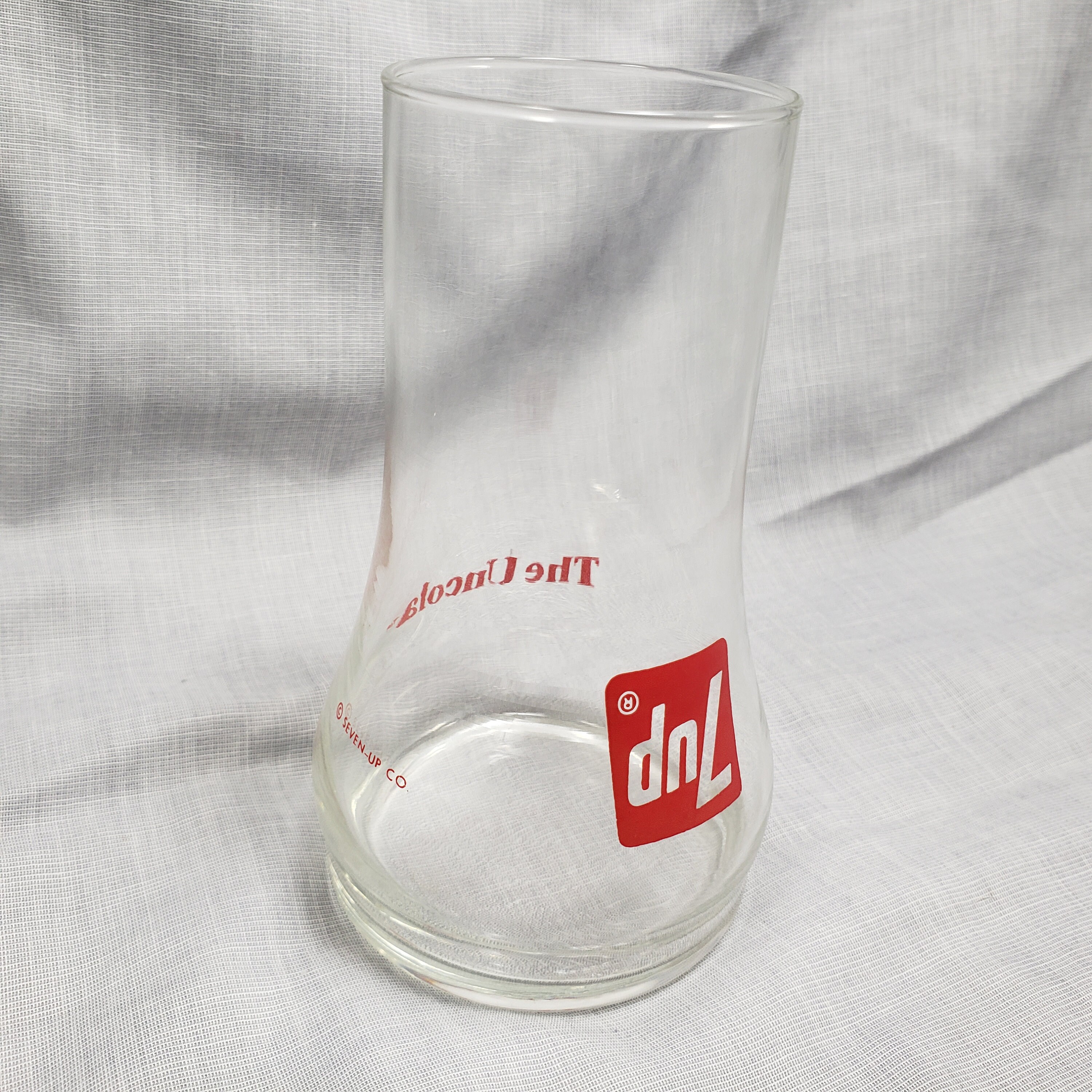 Vintage 7up & Coca Cola Glasses Set, Vintage Drinking Glass Lot, 1970s ...