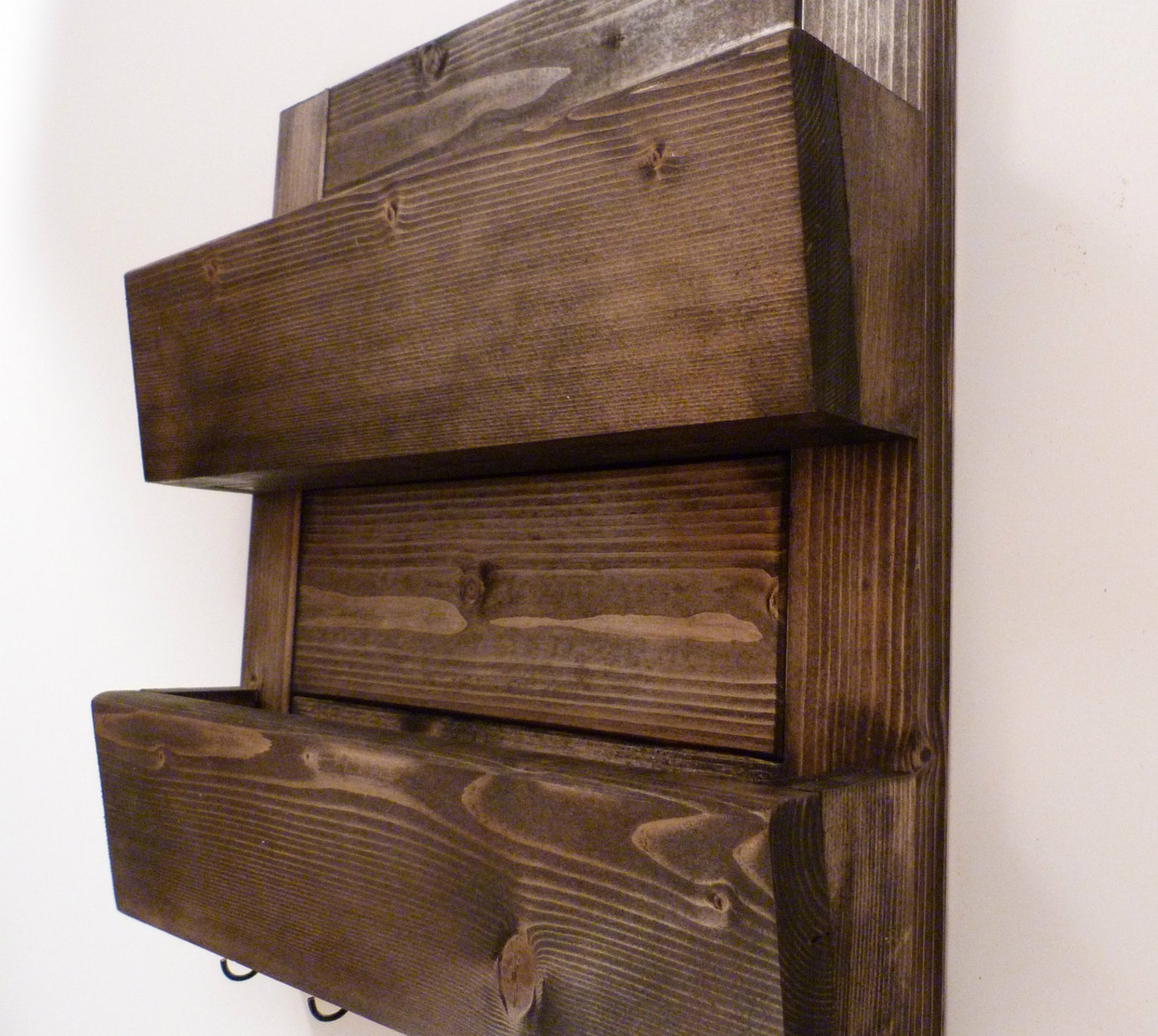Mail Organizer Wall Mail Rack Entryway Organizer Key - Etsy