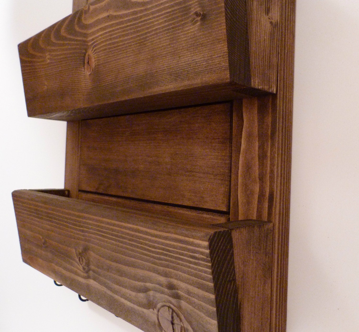 Mail Organizer Wall Mail Rack Entryway Organizer Key | Etsy