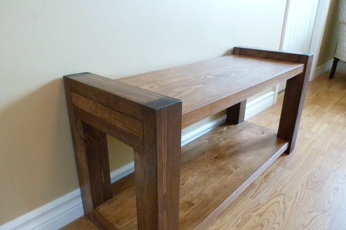 36 Inches Rustic Entryway Bench Modern Entryway Bench Bench - Etsy Canada