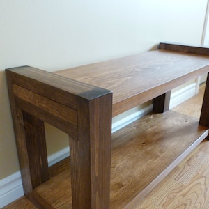 36 Inches Rustic Entryway Bench, Modern Entryway Bench, Bench Storage ...