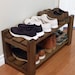 Shoe Rack-2 Levels / With Length Options Shoe Storage Shoe - Etsy