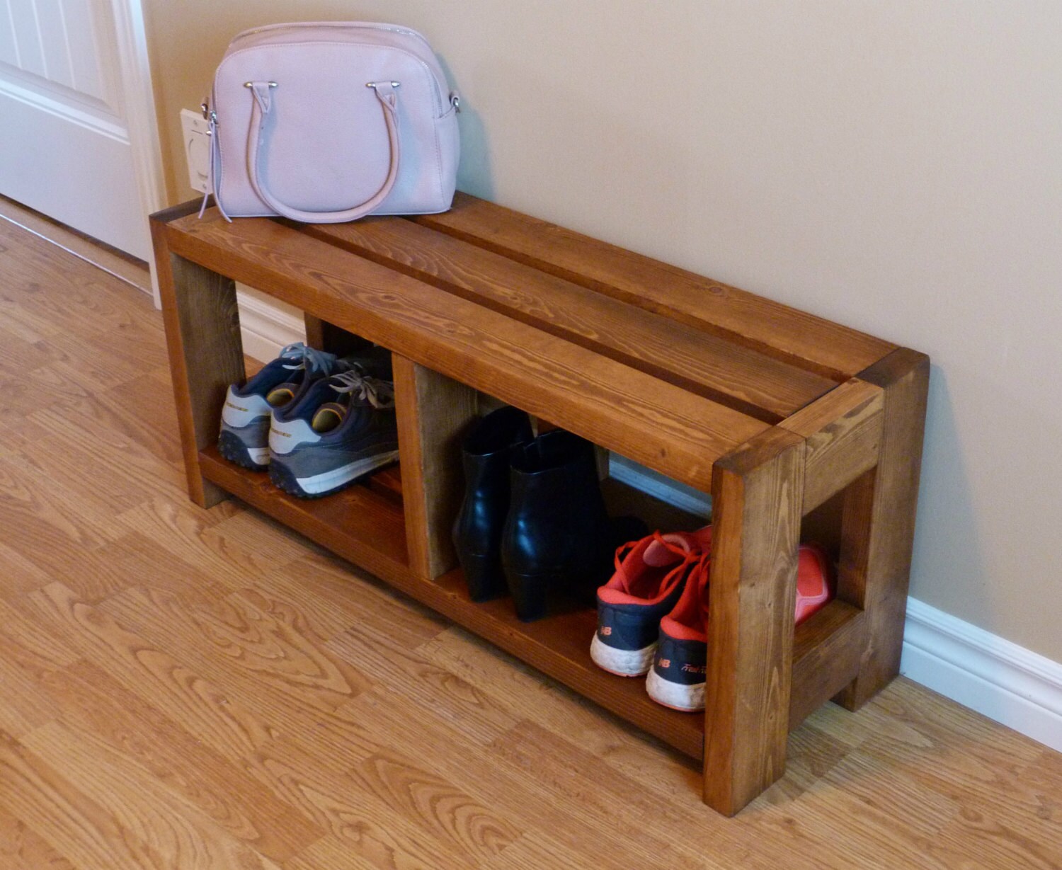 Rustic Shoe Bench Shoe Storage Shoe Organizer Shoe Cabinet - Etsy