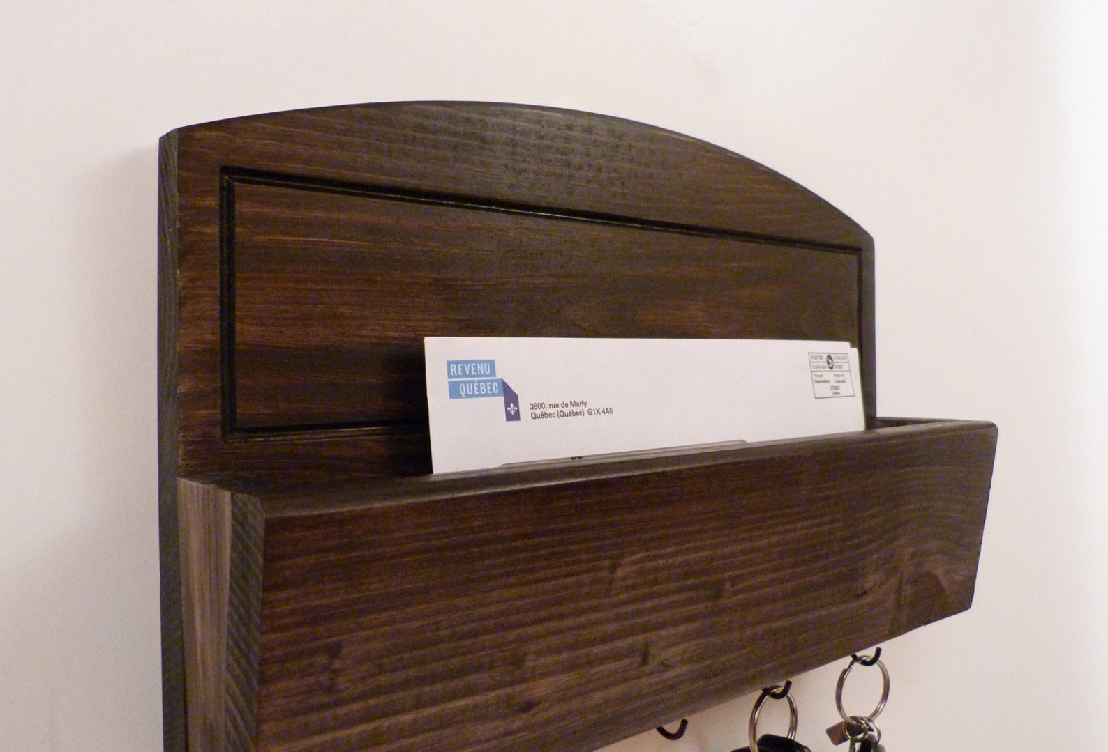 Mail Organizer Wall, Mail Rack, Entryway Organizer, Key Rack, Rustic ...