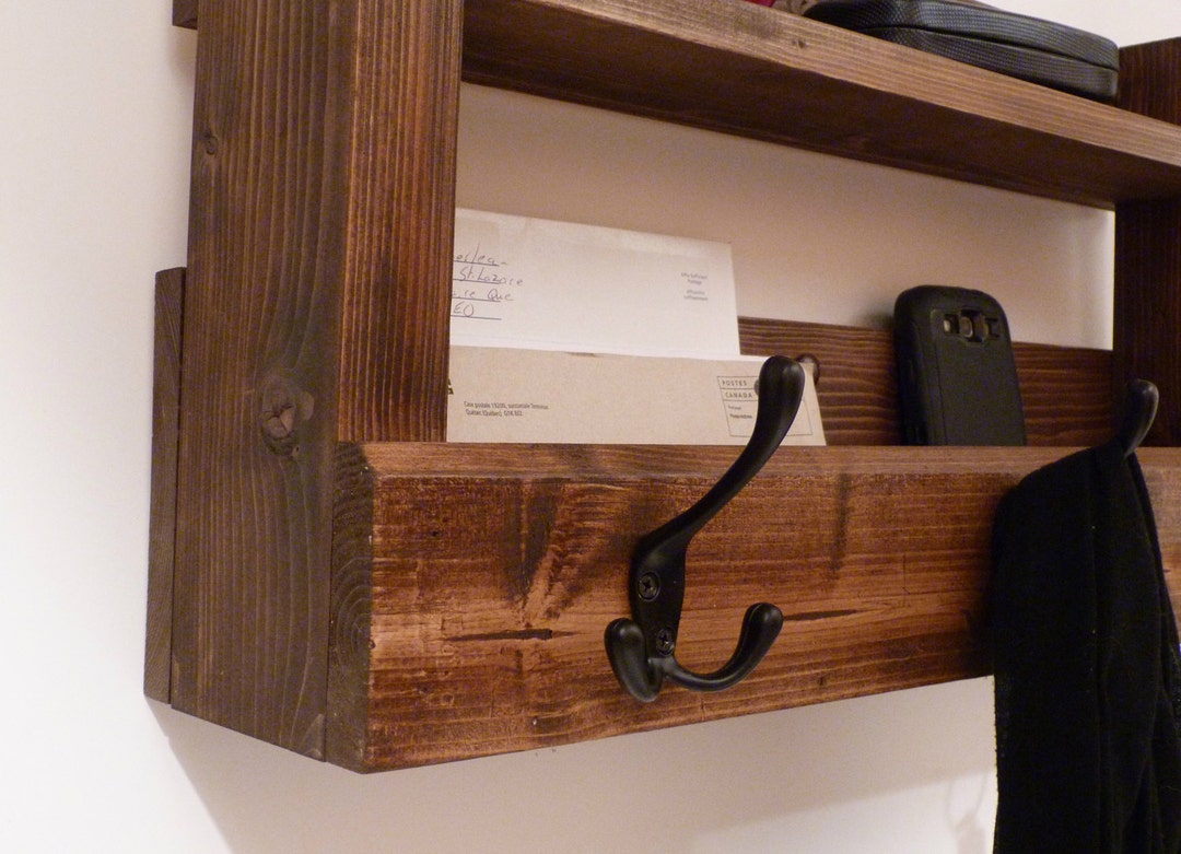Entryway Coat Rack, Coat Rack With Shelf, Coat Rack With Storage, Wall ...