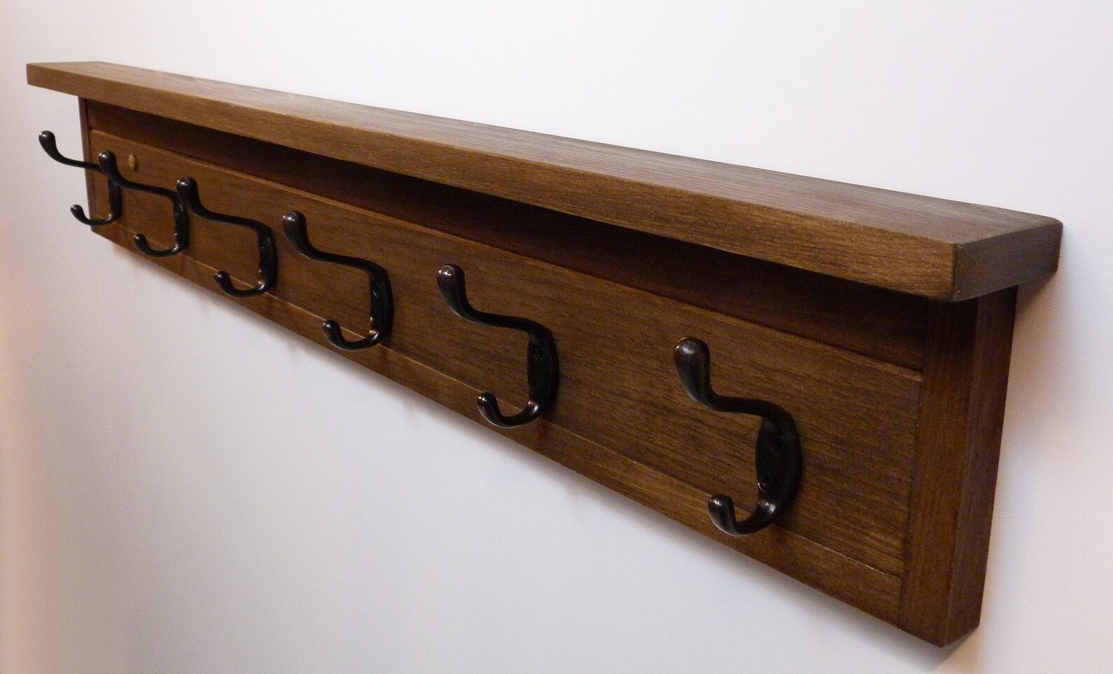 Entryway, Hallway or Mudroom Coat Rack, Wall Coat Rack, Coat Rack With ...